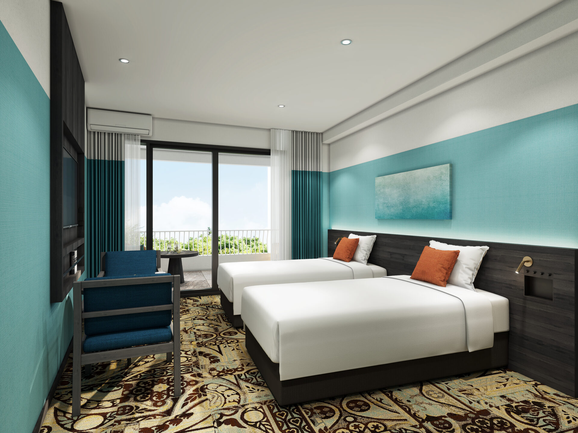 【2連泊～】連泊限定の特別料金。滞在を愉しむTWIN-LINE HOTEL YANBARU OKINAWA JAPAN＜夕朝食付＞｜TWIN ...